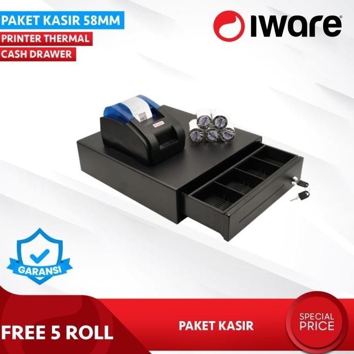 Jual Paket Kasir Android, Printer Bluetooth, Cash Drawer Free Kertas 5 ...