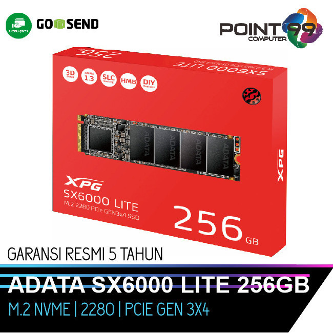 Jual Ssd Adata Xpg Sx6000 Lite 256Gb Sx6000Lite 256 Gb Nvme M.2 ...