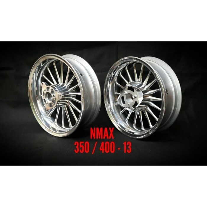 Jual velg NMAX merk POWER type Classic Chrome | Shopee Indonesia