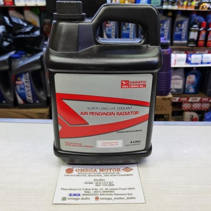 Jual daihatsu coolant 30/70 super long life 4liter orihinal asli 100% ...