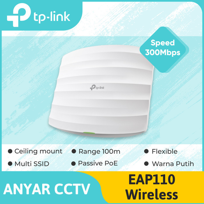 Jual TP-LINK EAP110 Wireless N Ceiling Mount Access Point 300Mbps ...