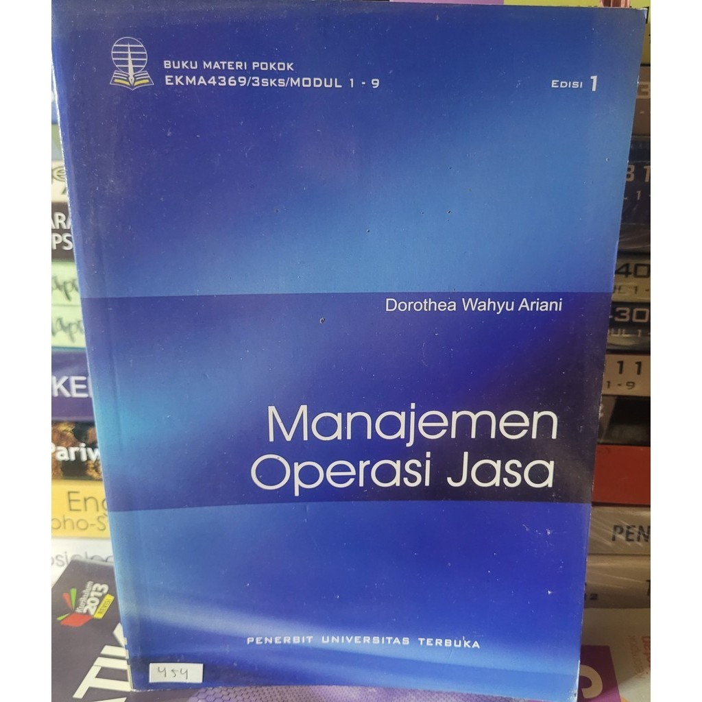Jual BUKU UNIVERSITAS TERBUKA - MANAJEMEN OPERASI JASA EDISI 1 | Shopee ...