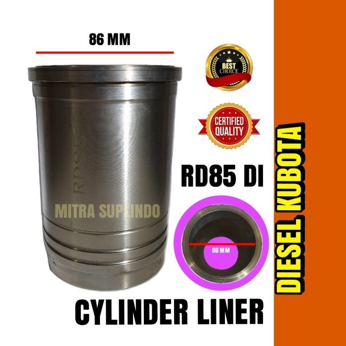 Jual RD85DI Cylinder liner-Buring mesin diesel KUBOTA lingkar dalam 86 MM | Shopee Indonesia