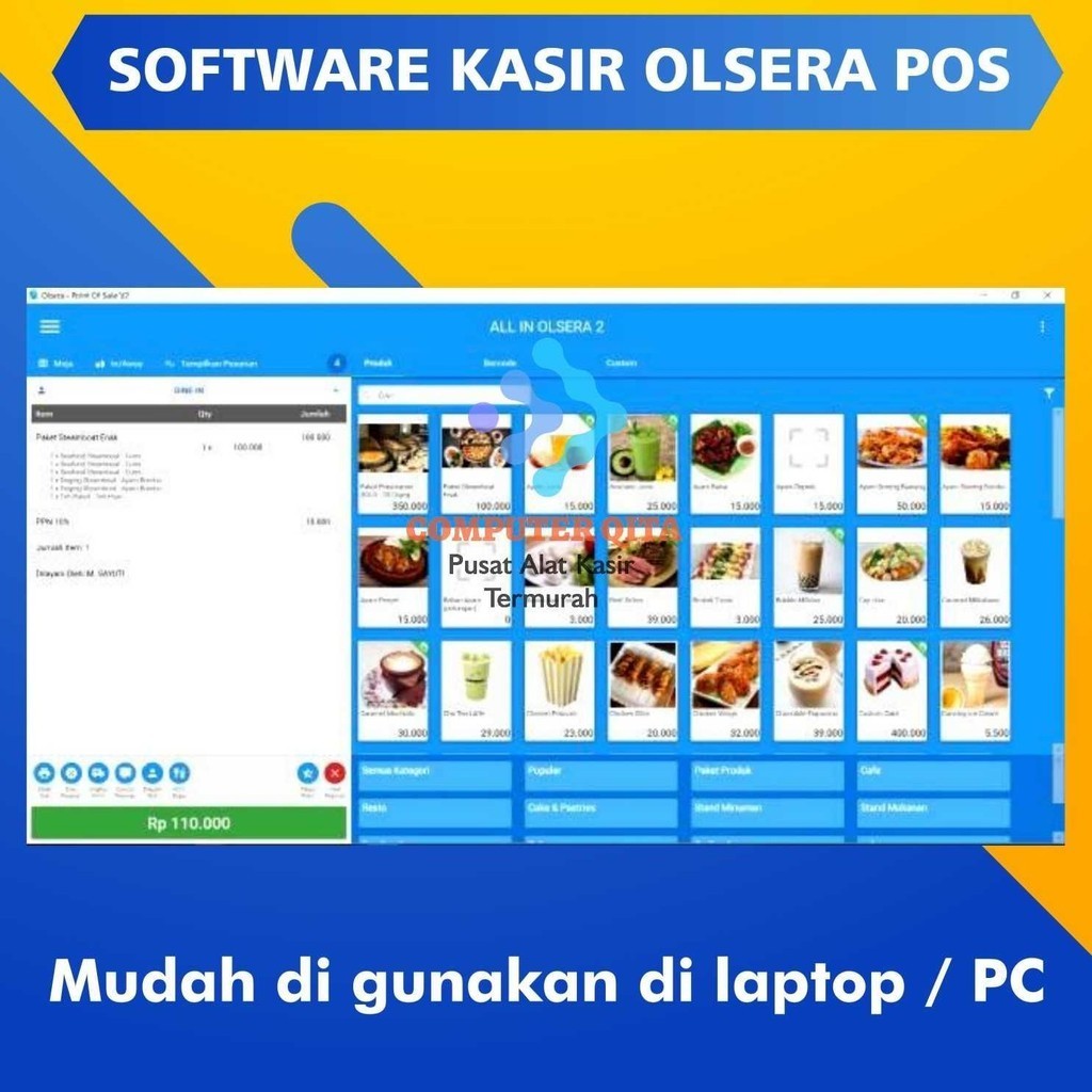 Jual APLIKASI KASIR PREMIUM OLSERA 1 BULAN + PRINTER BLUETOOTH EPX583 ...