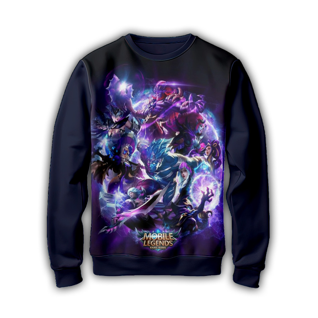 Jual Sweater Anak Mobile Legend v1 Mobile Legends ML Anak 3D Printing ...