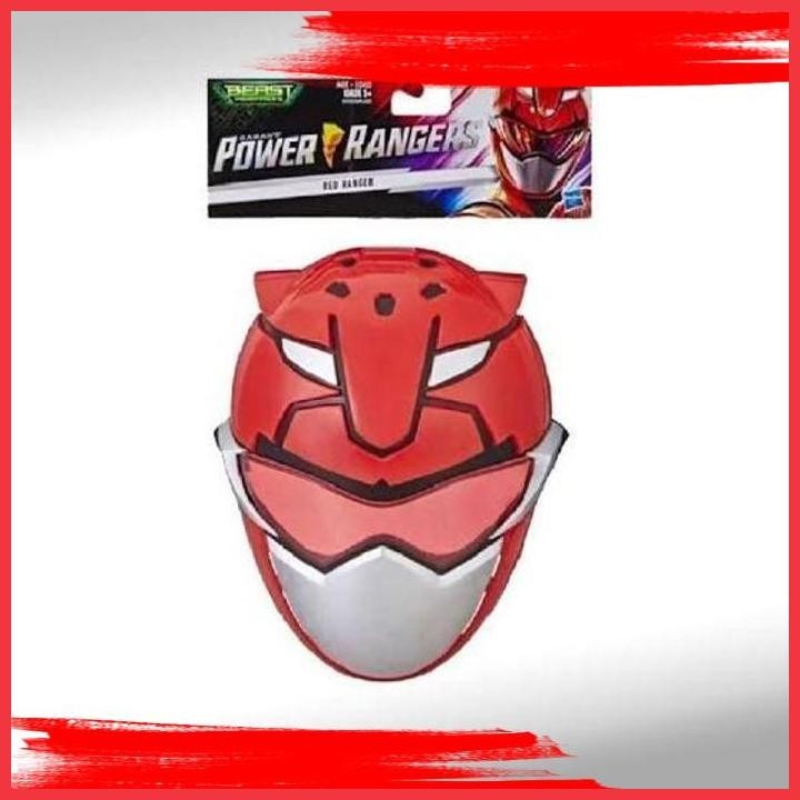 Jual (SHIN) TOPENG POWER RANGERS BEAST MORPHER RED RANGER MASK HASBRO ...