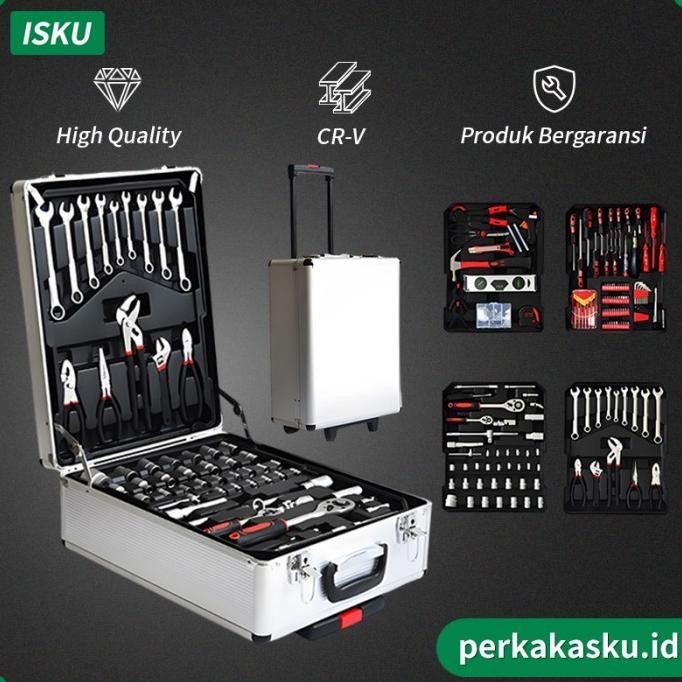 Jual ISKU 187 Tool Kit Set Kunci Sok Set Shocket Set CR-V Toolkit ...