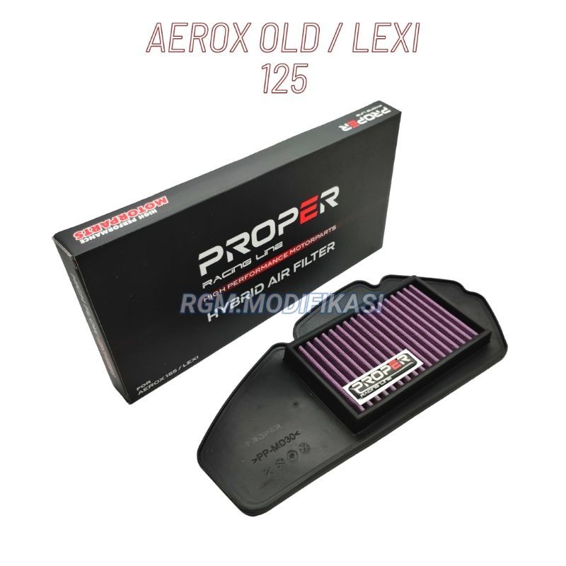 Jual FILTER UDARA PROPER RACING LINE AEROX 155 OLD LEXI 125 ORIGINAL ...
