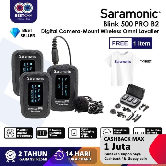 Jual SARAMONIC BLINK 500 PRO B1 B2 MOUNT WIRELESS B2 2 PERSON OMNI LAV ...