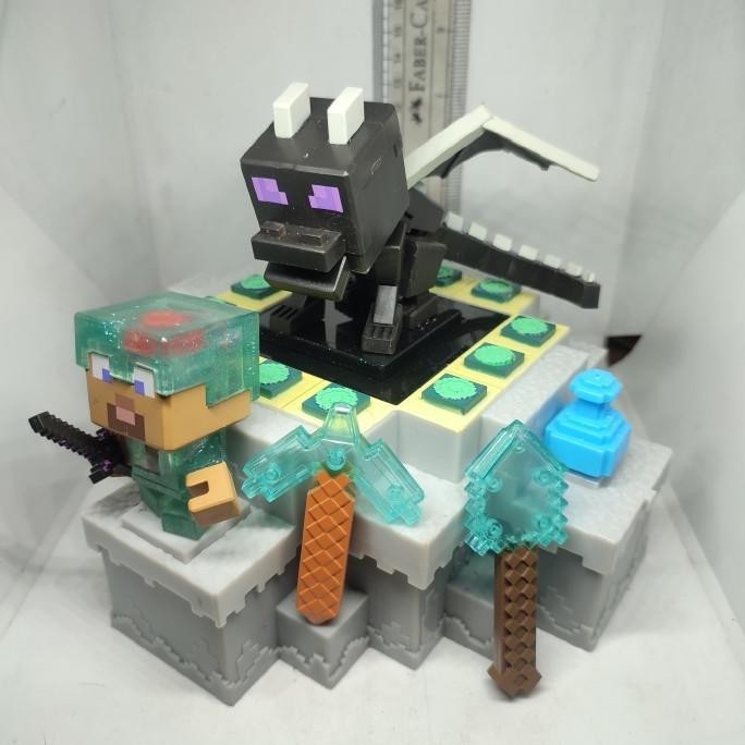 Jual (PARA) SET FIGURE TREASURE X MINECRAFT CAVES CLIFFS BATTLE THE ...