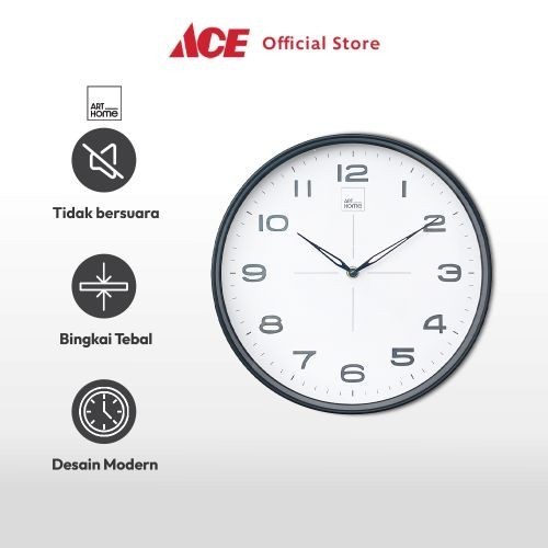 Jual Ace - Arthome 30 Cm Jam Dinding Classic 11681 - Putih | Shopee ...