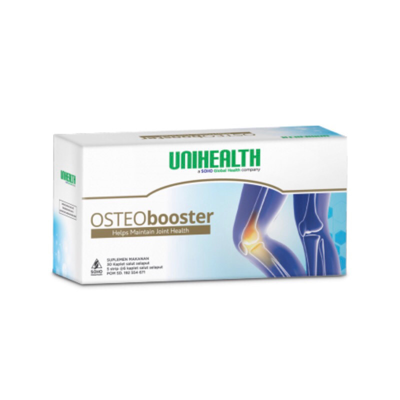 Jual Osteobooster Obat Rematik Radang Sendi 30 Kaplet Unihealth Soho ...