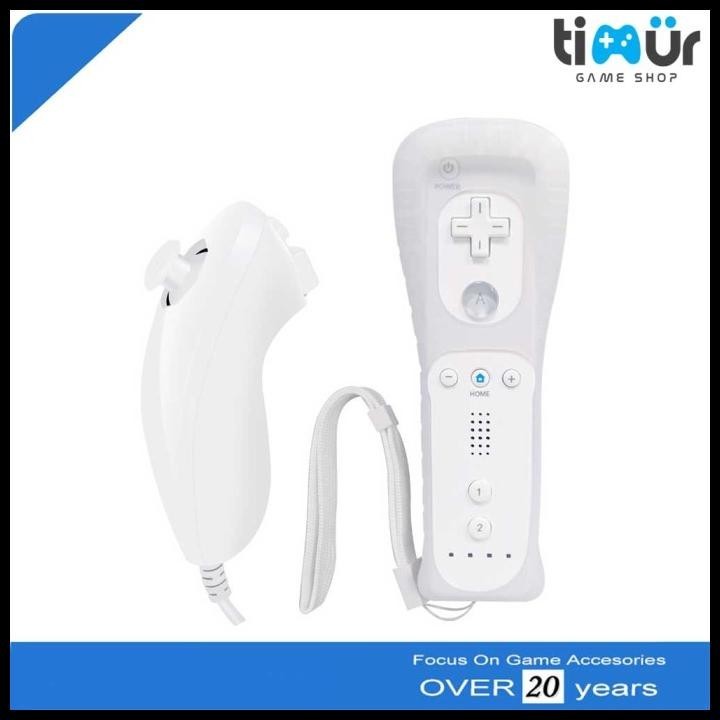 Jual Wiimote + Nunchuk Controller Build In Motion Plus Nintendo Wii ...