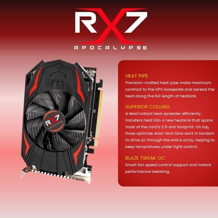 Jual VGA RX7 R7 350 4GB GDDR5 128 BIT REAL CAPACITY RESMI Berkualitas ...