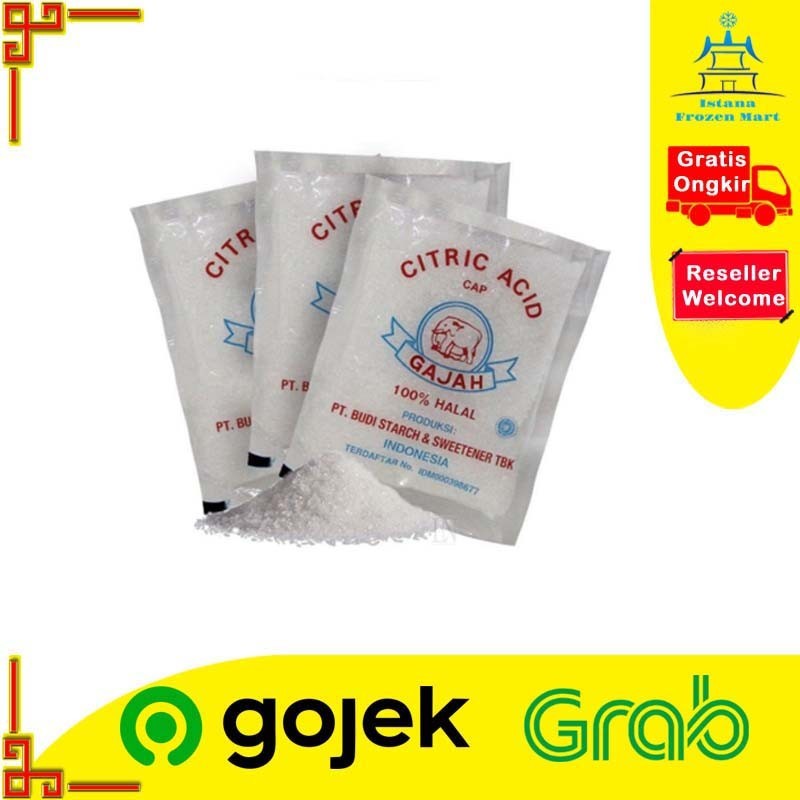 Jual Citrun Citric Acid CAP GAJAH Asam Sitrat 300 GR | Shopee Indonesia