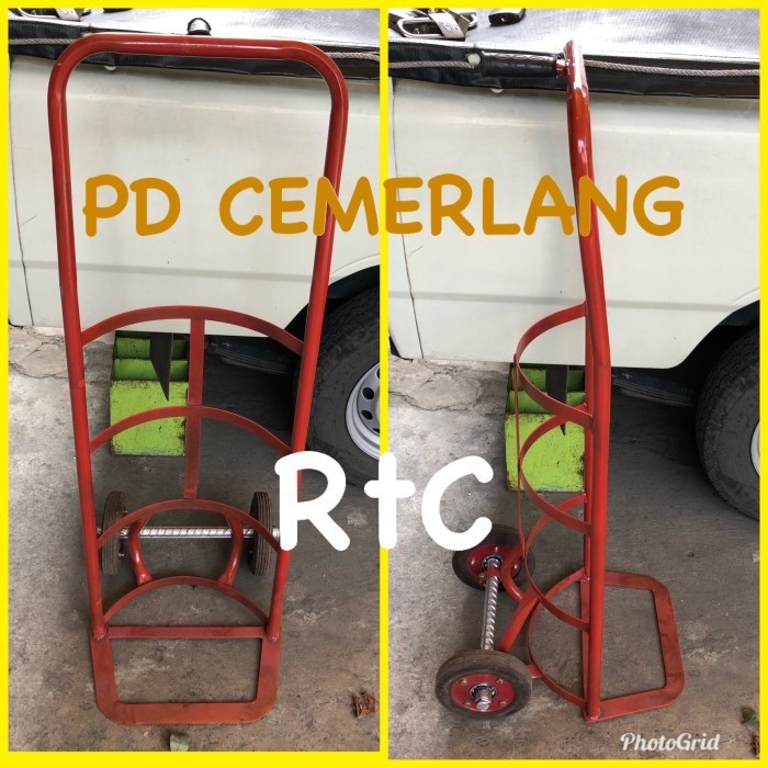 Jual TROLLEY GALON DAN GAS BESAR TROLI SERBAGUNA 2 RODA TROLI BARANG ...