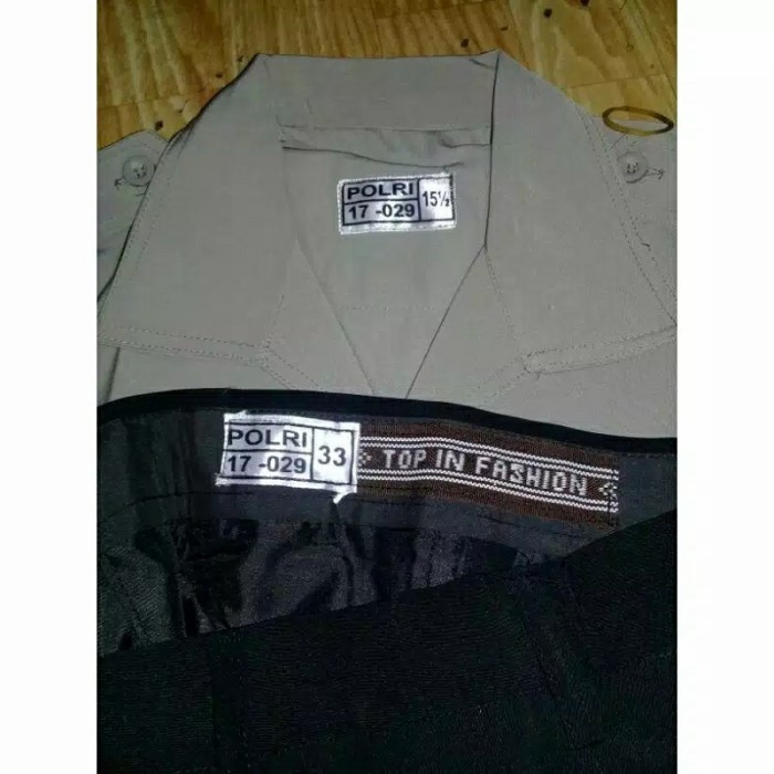Jual Baju Pdh Satpam Jatah Polisi Kain Licin/Seragam Security | Shopee ...