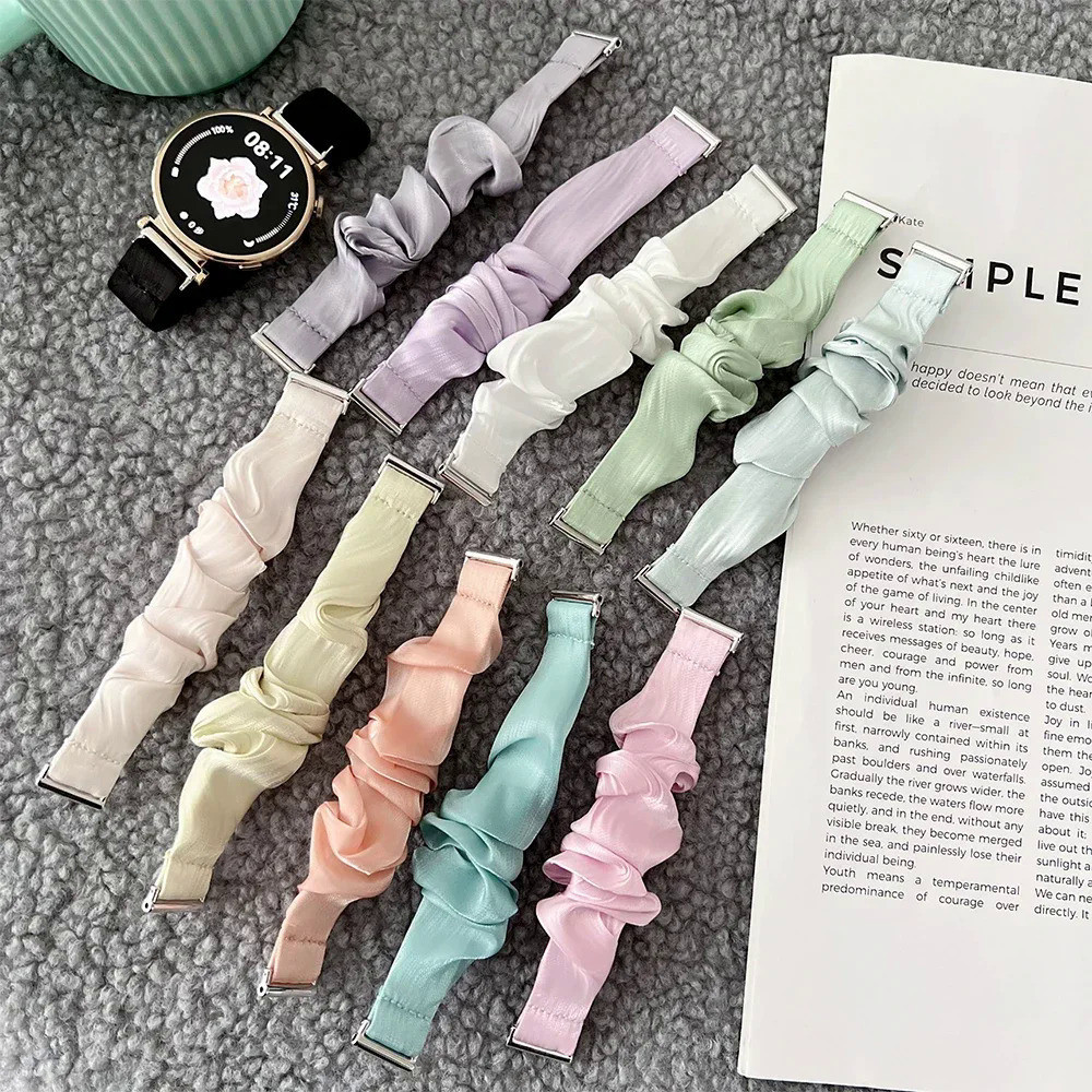 Jual 18mm 20mm 22mm Scrunchie Elastic Loop Strap for Huawei Watch GT4 ...
