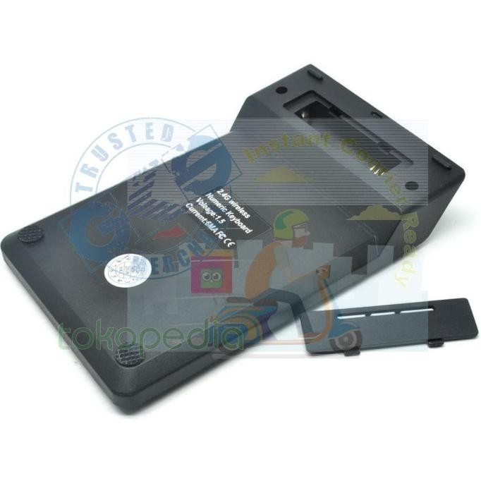 Jual Update JN Keypad Numeric Wireless 2.4GHz 10m Num Lock Pad Keyboard ...
