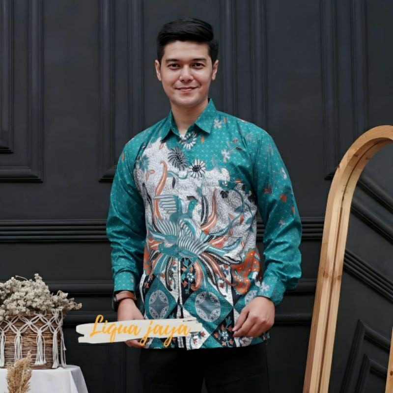 Jual J12 LIQUA STORE JAYA BATIK KEMEJA BATIK TERBARU MOTIF AYAM SAGE F2Y | Shopee Indonesia