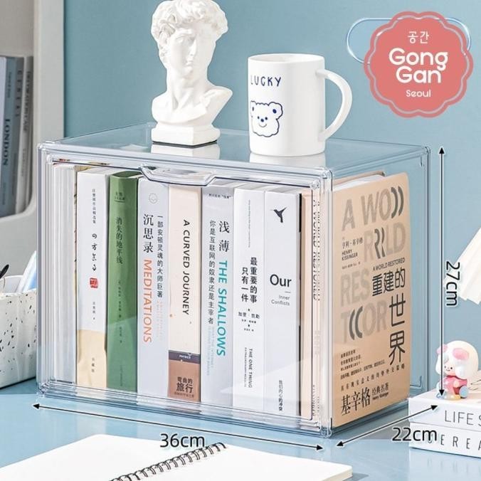 Jual Container Box Akrilik Buku Transparent Acrylic Book Magazine ...