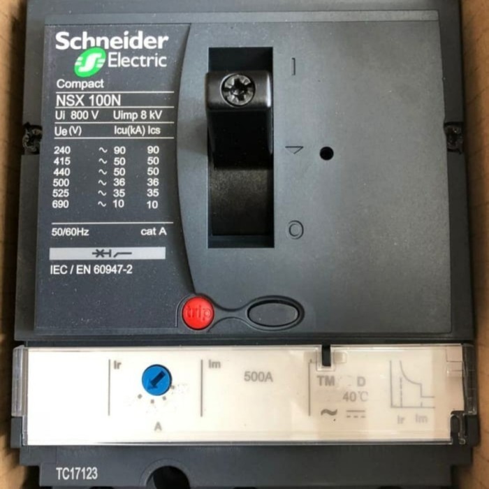 Jual READY mccb Schneider breaker Schneider nsx100n 16a 3phase 3 p ...