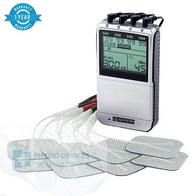 Jual QUAD STIM PLUS TENS + EMS/NMES 4 CHANNEL ALAT FISIOTERAPI PORTABLE ...