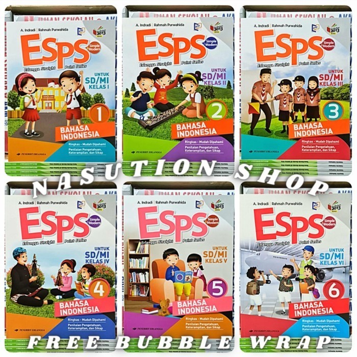 Jual BRG BARU Buku Esps Bahasa Indonesia Kelas 1 2 3 4 5 6 SD K13 Revisi Erlangga | Shopee Indonesia