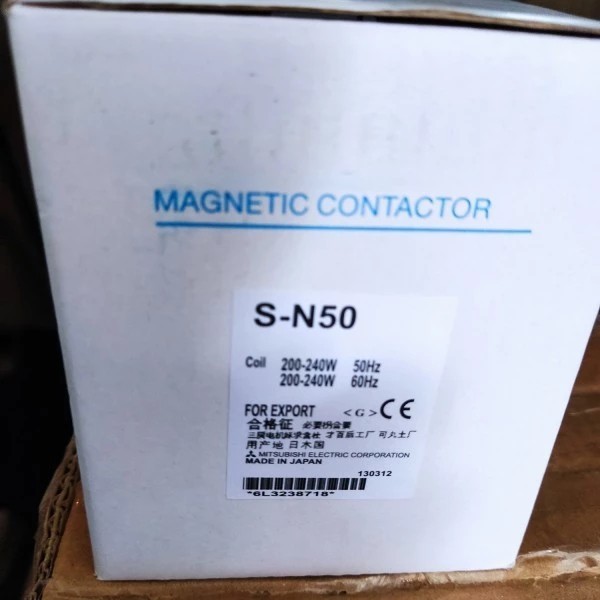 Jual Kontaktor Mitsubishi S-N50 Sn50 Sn-50 Contactor Mitsubishi Sn 50 ...
