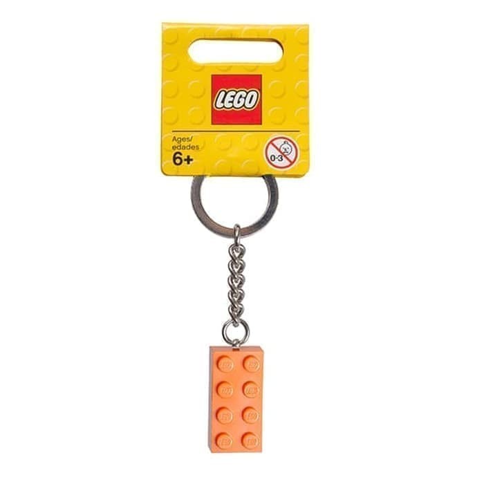 Jual Lego Brick Keychain 2X4 Orange | Shopee Indonesia