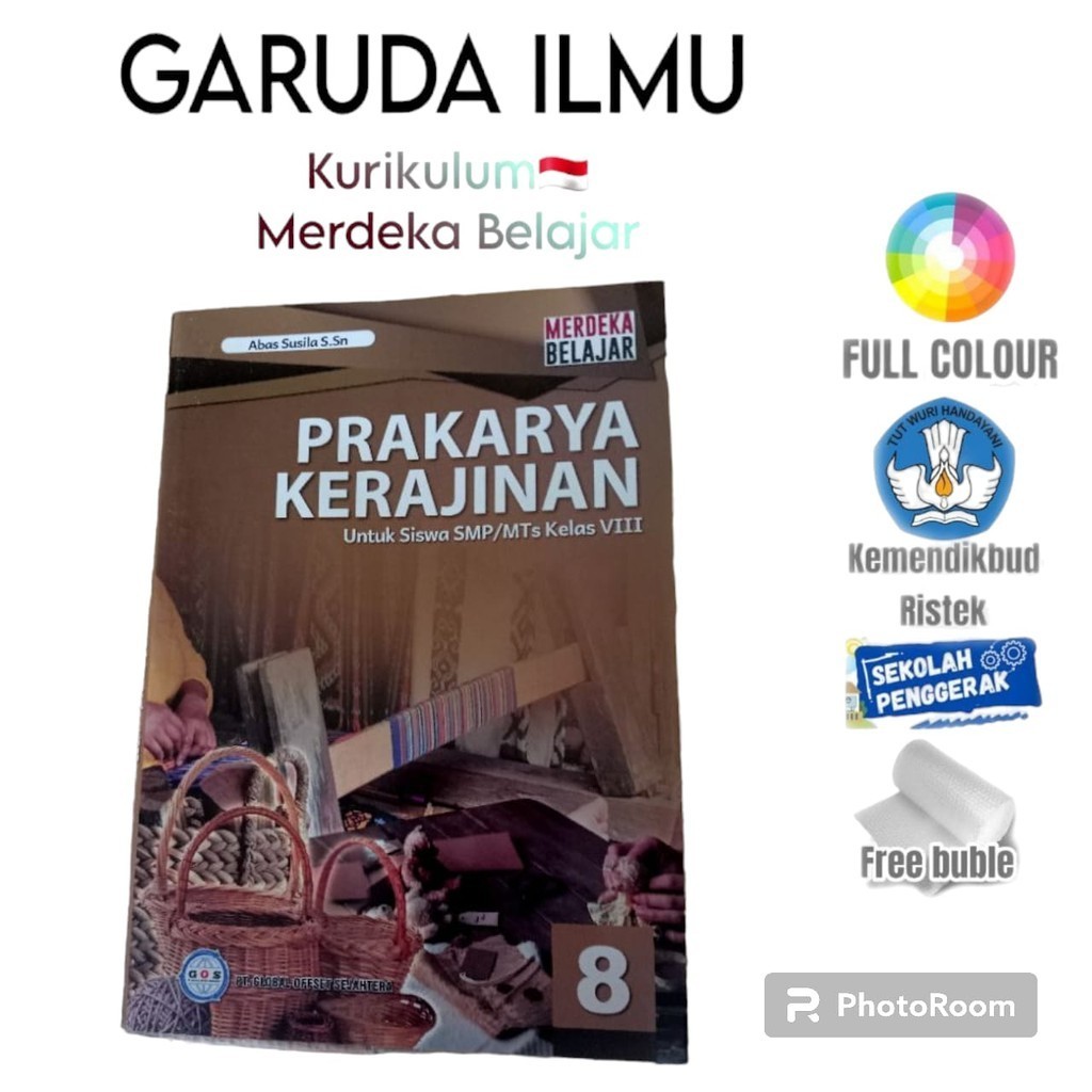 Jual Buku Siswa Prakarya Kerajinan SMP / MTS Kelas 8 Kurikulum merdeka GOS | Shopee Indonesia