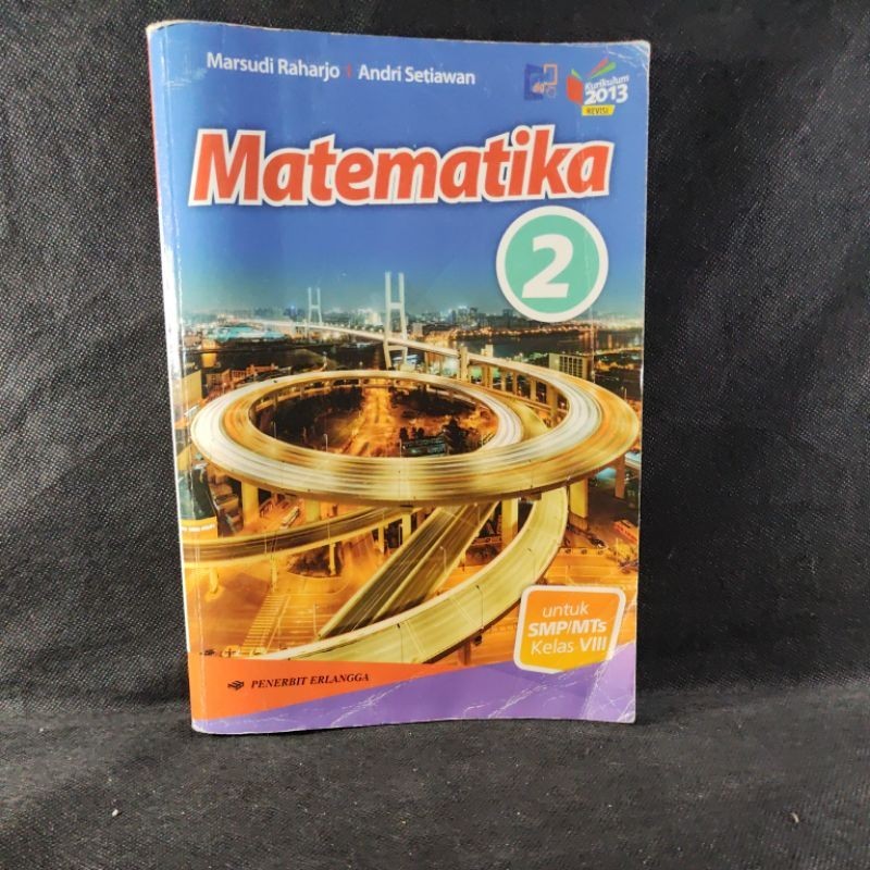 Jual Buku Matematika kelas 8, VIII, SMP, Penerbit Erlangga, Kurikulum 2013, Marsudi Raharjo ...