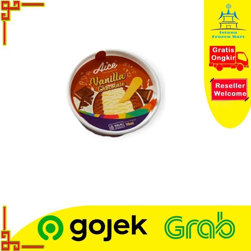 Jual Ice Cream Vanilla Chocolate Cup AICE Es Krim Vanchoco 90 GR ...