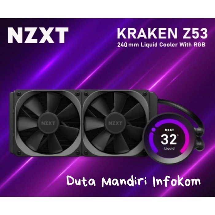 Jual Nzxt Kraken Z53 I Z63 I Z73 - Aio Liquid Cooler Rgb With Lcd ...