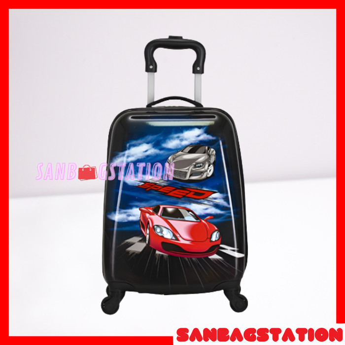 Jual Kids Trolley Luggage Koper Bagasi Anak 16 Inch 16" Inci Motif Cars ...