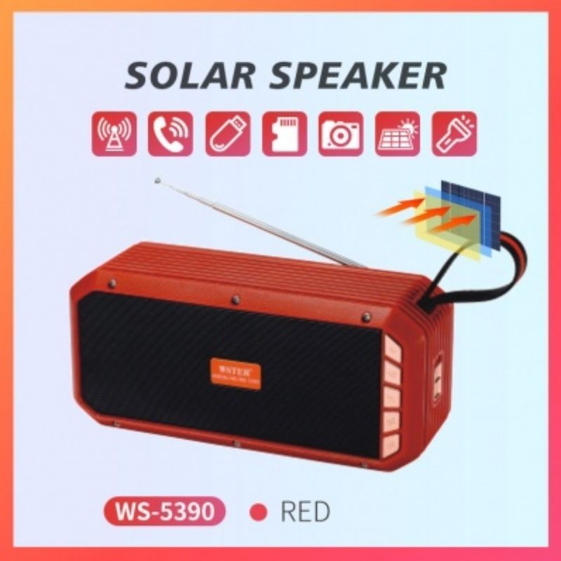 Jual WSTER Original Speaker Karaoke microphone Bluetooth wireless WS-5390 | Shopee Indonesia