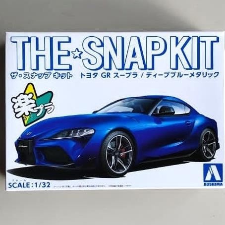 Jual Aoshima 1/32 The Snap Kit Toyota GR Supra 10E (Deep Blue Metallic ...