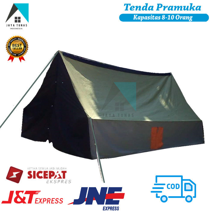 Jual Tenda Pramuka Regu / Tenda Kemah Fullset Kapasitas 8-10 Orang ...