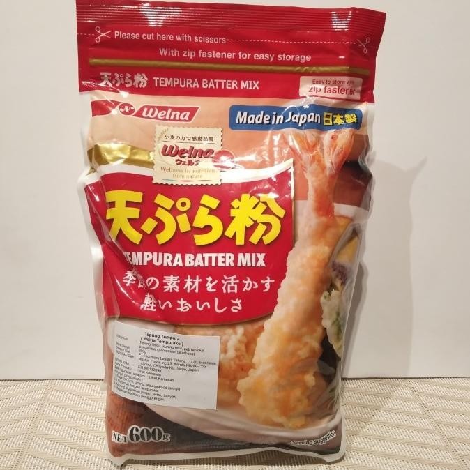 Jual Welna Nissin Tempura Batter Mix 600 gr | Tepung Tempurako Bread ...