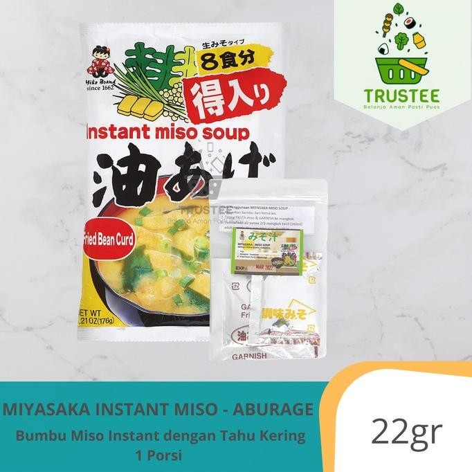 Jual populer] Miyasaka Shinshuichi Instant Miso Soup / Sup Miso Instan ...