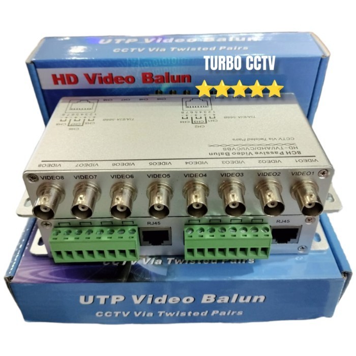 Jual Flash Sale Video Balun CCTV 8 Ways / 8 Ch Passive Video Balun ...