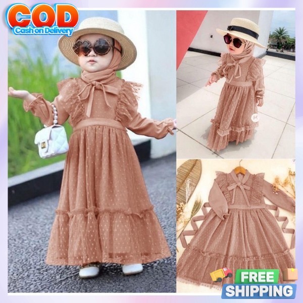 Jual Dress Kids Ghamis Anak Terbaru2024 Gamisanak Gamiss Murah Pakaian ...
