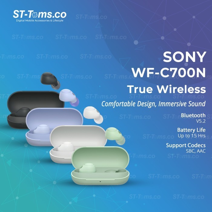 Jual Sony WF-C700N WF C700 N Active Noise Cancelling True Wireless TWS ...