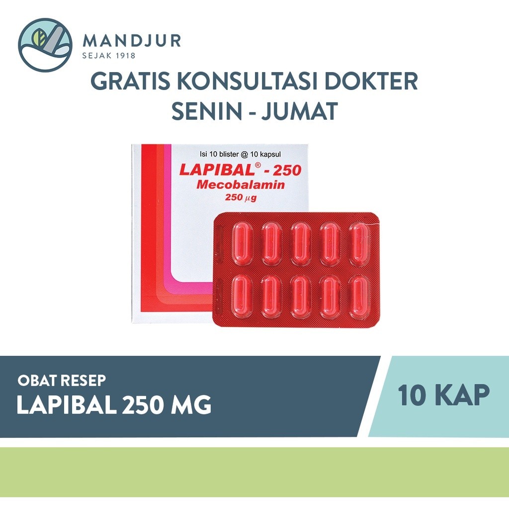 Jual Lapibal 250 mcg 10 Kapsul | Shopee Indonesia