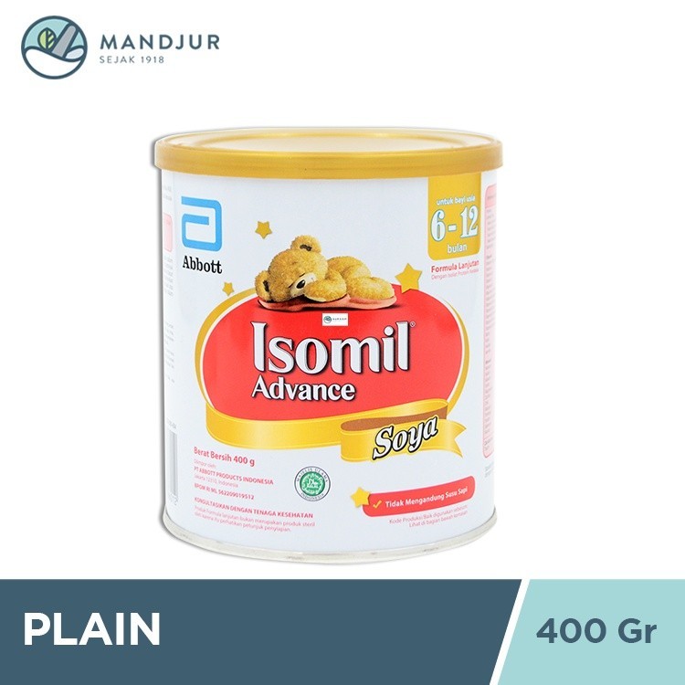 Jual Isomil Advance Soya 400 Gram - Susu Formula Khusus Bayi Alergi ...