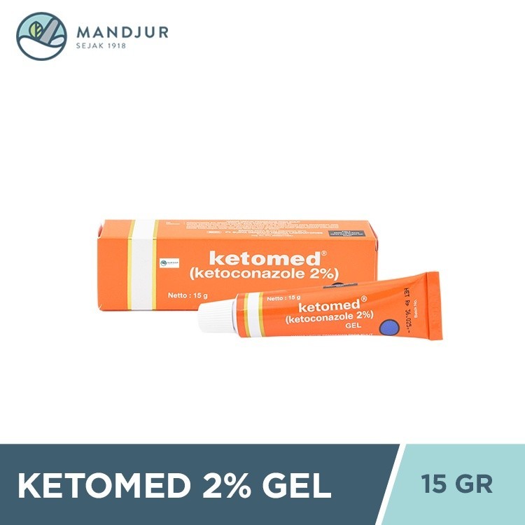Jual Ketomed 2% Gel 15 Gram - Gel Gatal Kulit Panu Kurap Kudis dan Kutu ...