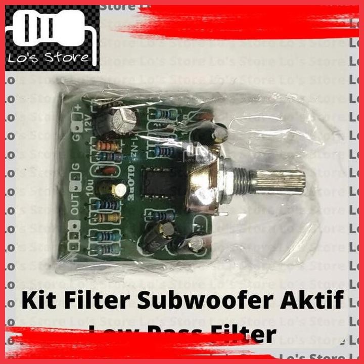 Jual (LOSS) KIT FILTER SUBWOOFER AKTIF LOW PASS FILTER SUB WOOFER ...