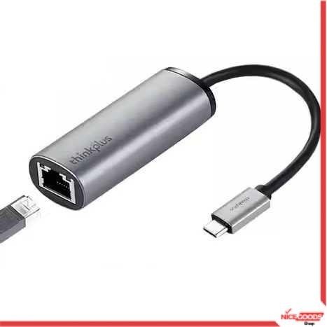 Jual Lenovo Thinkplus USB Type-C ke LAN RJ45 Ethernet Gigabit 1000Mbps ...