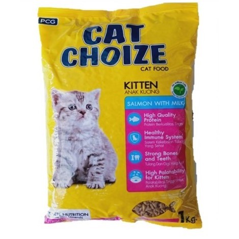 Jual CAT CHOIZE Kitten Salmon 4 Kg, Freshpack - KenKenPetmart | Shopee ...