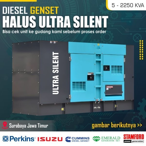 Jual HARGA GENSET SILENT 80 Kva - Perkins / Cummins / Isuzu / Emerald ...